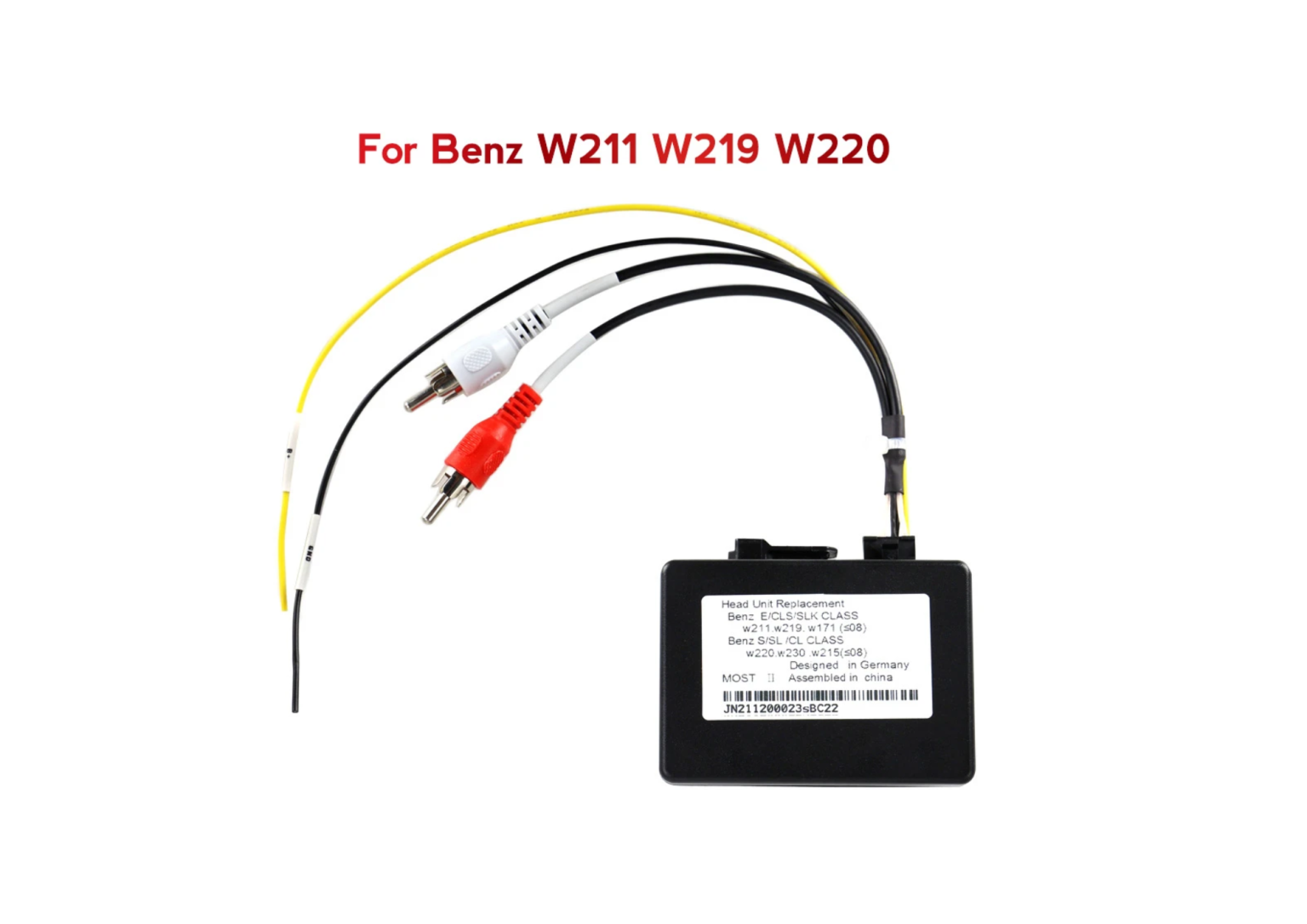 Mercedes Benz w211 fiber recorder car aux optical fiber decoder Most ...