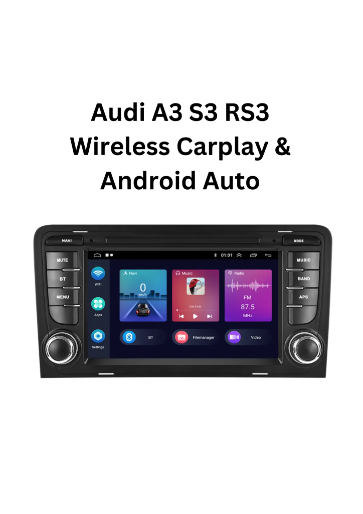 Audi A3 8P Wireless Carplay & Android Auto FREE Installation - Fast ...